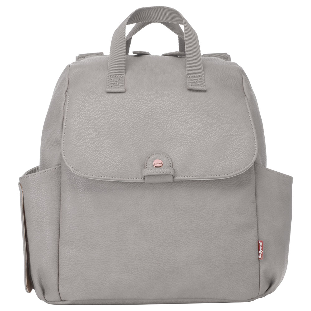 Order Babymel - Robyn Convertible Diaper Bag Vegan Leather - Grey Now ...