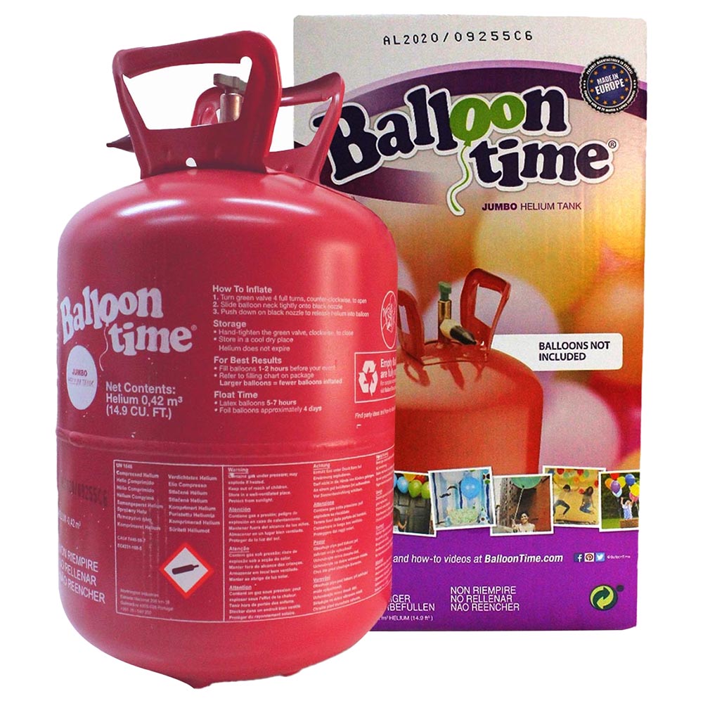 Order Balloons Time Balloon Helium Tank - Jumbo Now! | Jomla.ae