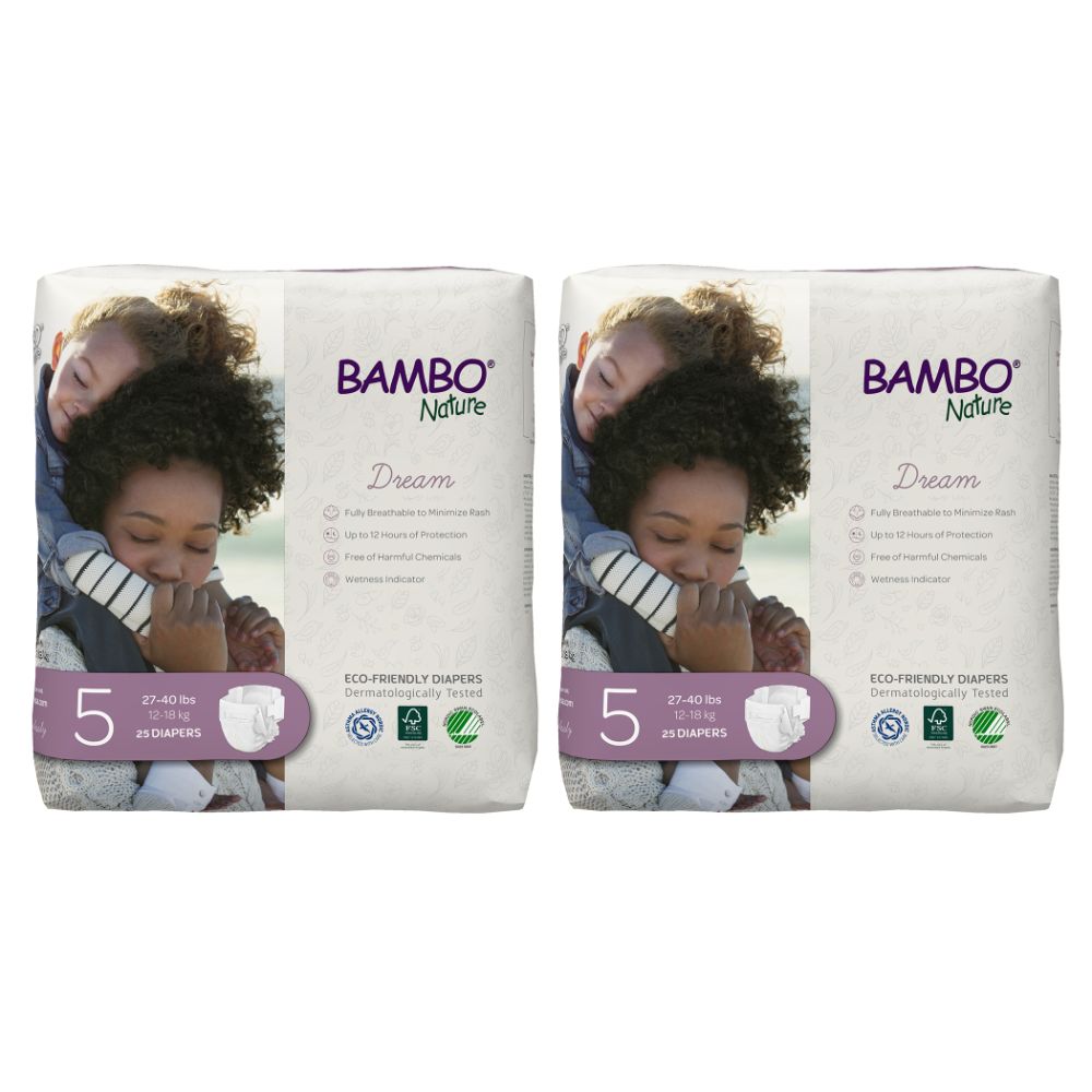 Order Bambo Nature - Eco-Friendly Diapers, Size 5, 12-18kg 50pcs ...