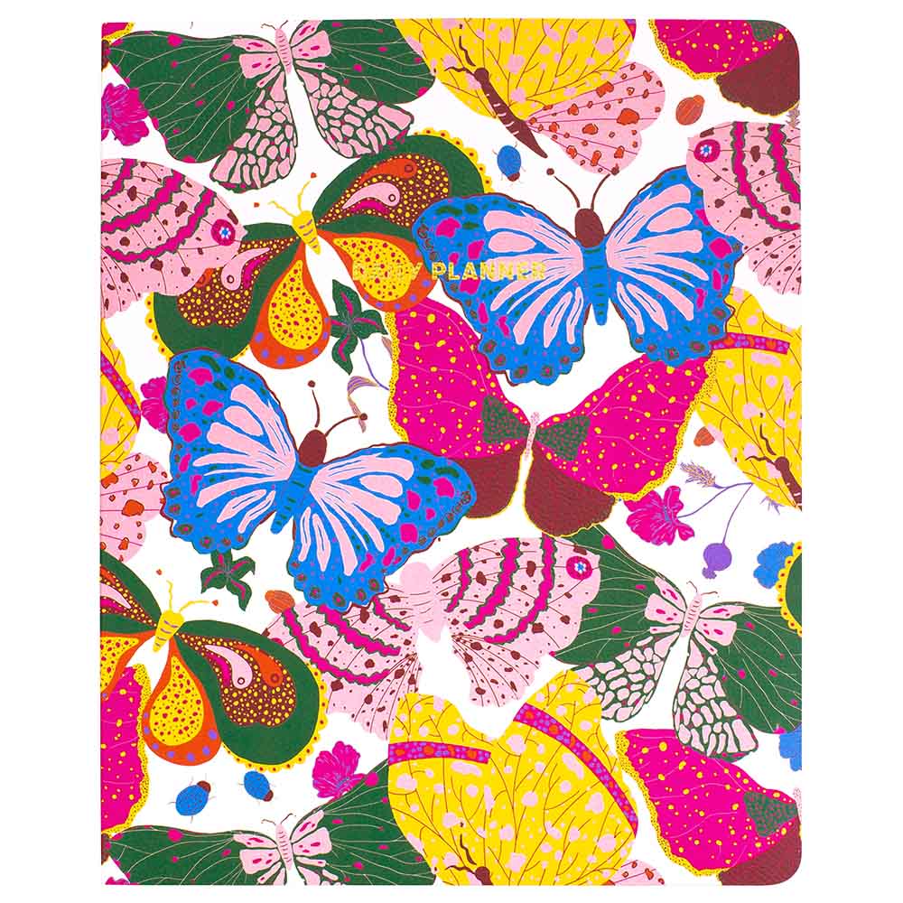 Ban.do - Berry Butterfly To Do Planner - White | Jomla.ae