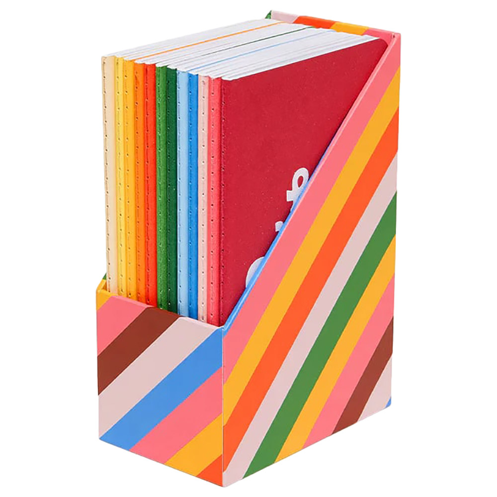 Ban.do - Rainbow Stripe Wellness Notebook - 3pc-Set | Jomla.ae