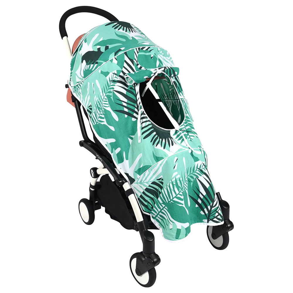 Banana Spirit - Crazy Jungle Bubble Stroller Cover - Green | Jomla.ae