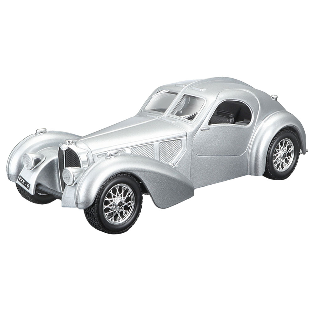 Bburago - Bugatti Atlantic Die-Cast Model Car - Silver | Jomla.ae