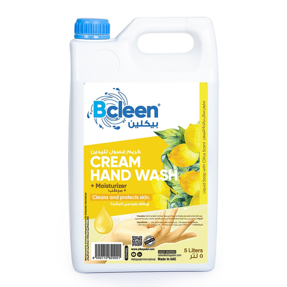 Bcleen - Liquid Hand Wash Citrus Scent 5 litres | Jomla.ae