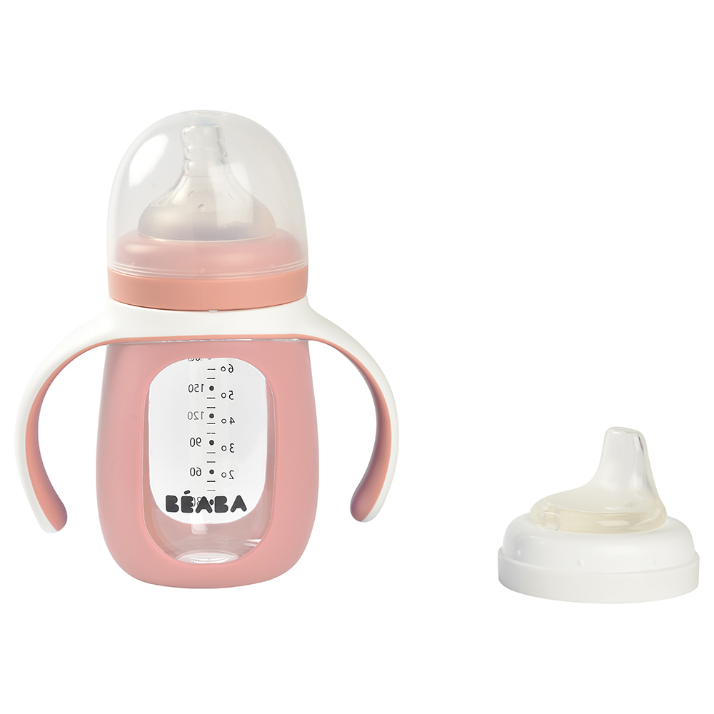 Order Beaba - 2-in-1 Learning Bottle 210ml w/ Silicone Sleeve - Pink ...