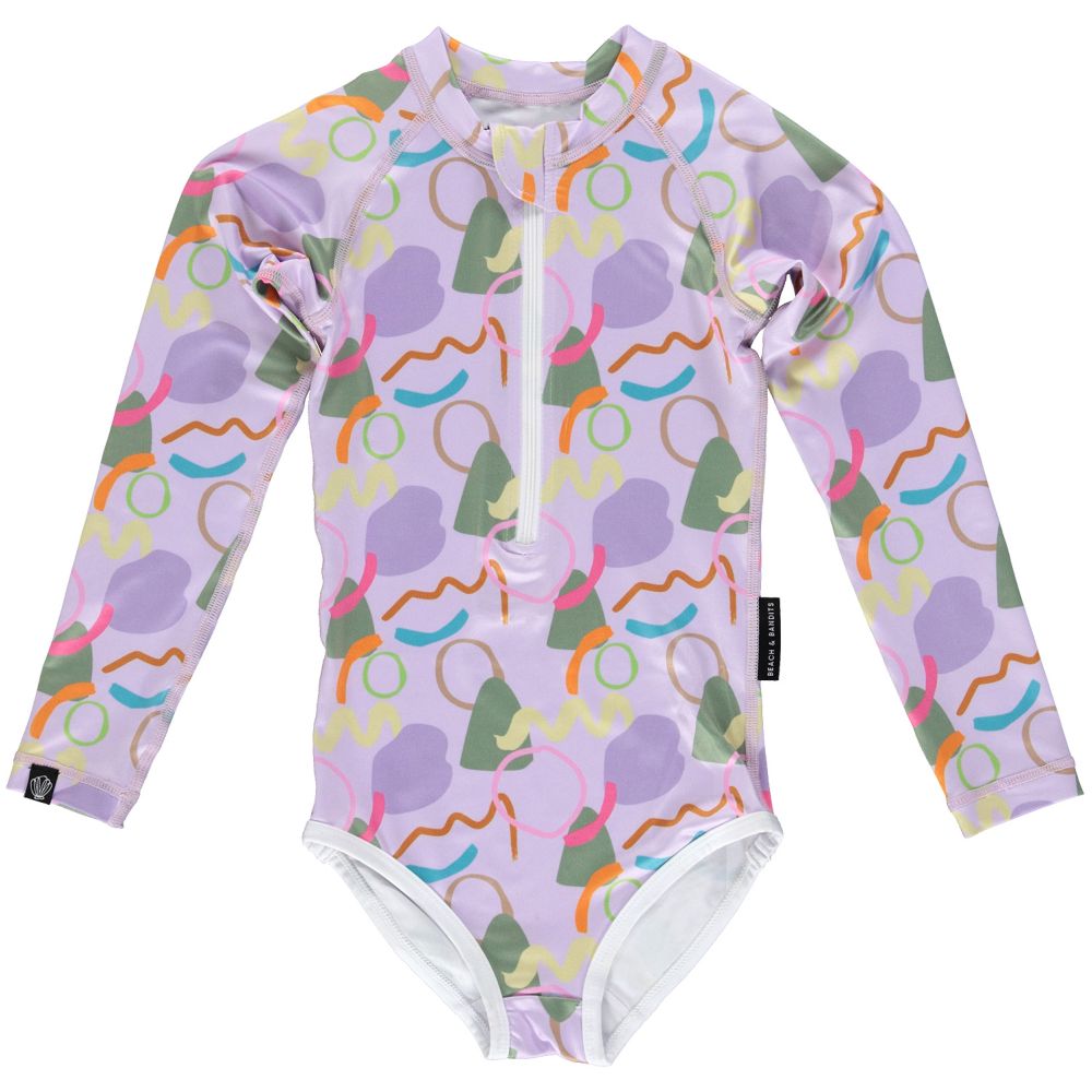 Beach & Bandits - Confetti Swimsuit - Long Sleeve | Jomla.ae