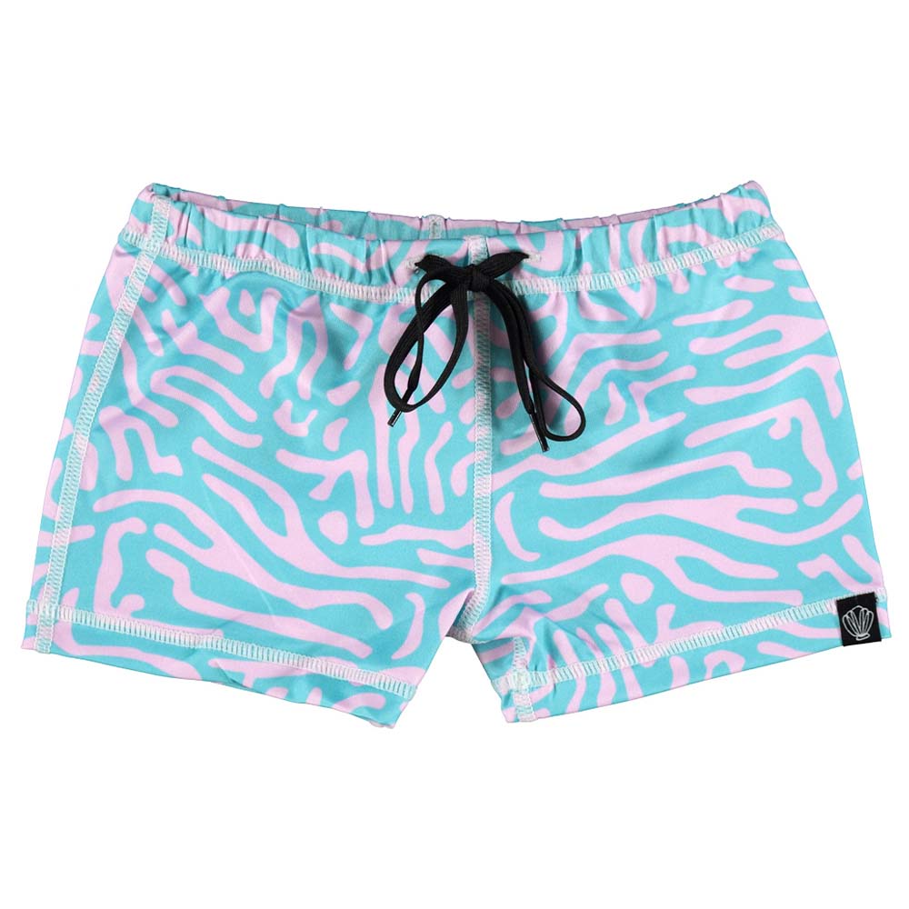 Beach & Bandits - Crazy Coral Swimshort - Blue/Pink | Jomla.ae