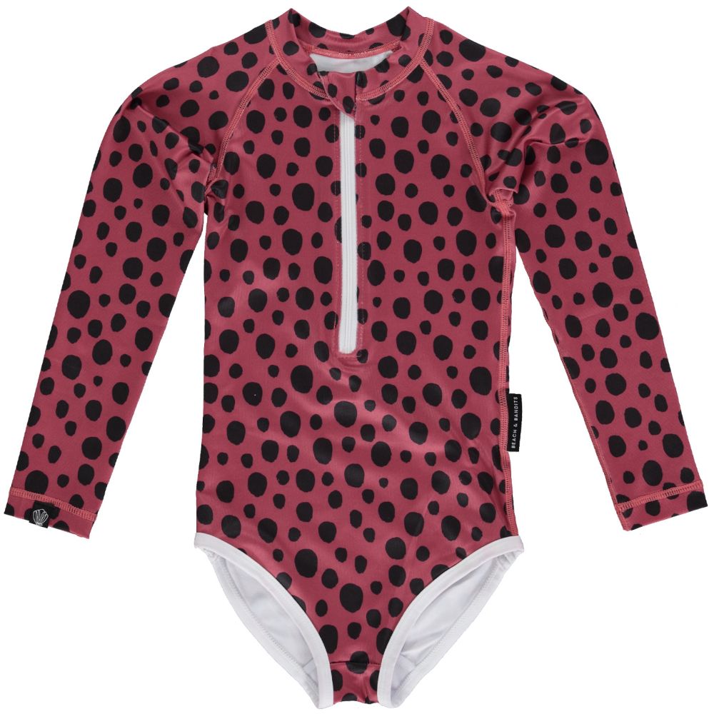 Order Beach & Bandits - Red Velvet Swimsuit -Long Sleeve Now! | Jomla.ae