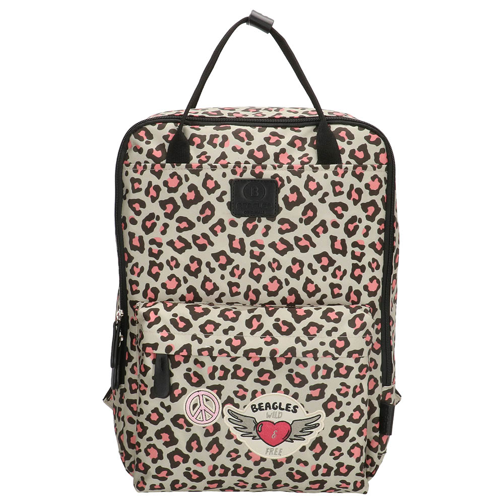 Order Beagles - Leopard Rectangular Backpack - Large Now! | Jomla.ae