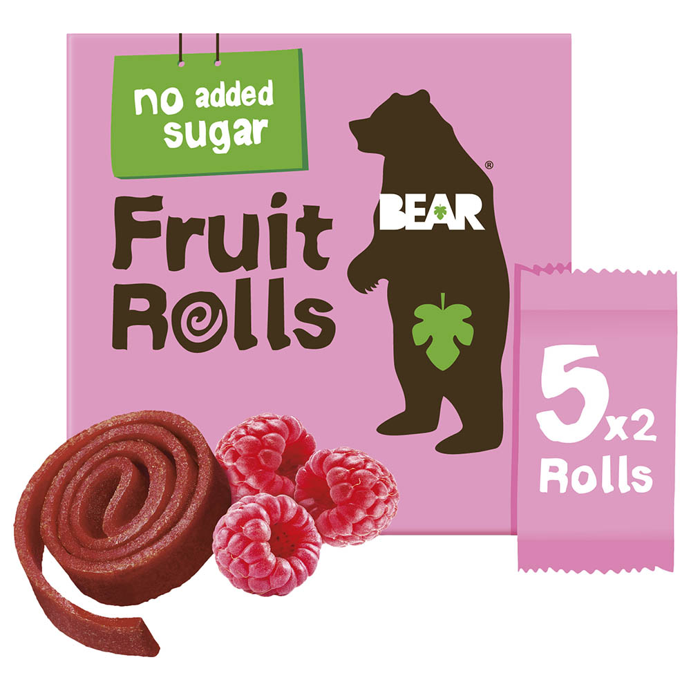 Order Bear - 'Fruit Rolls' Raspberry - Healthy On The Go Snack Now ...