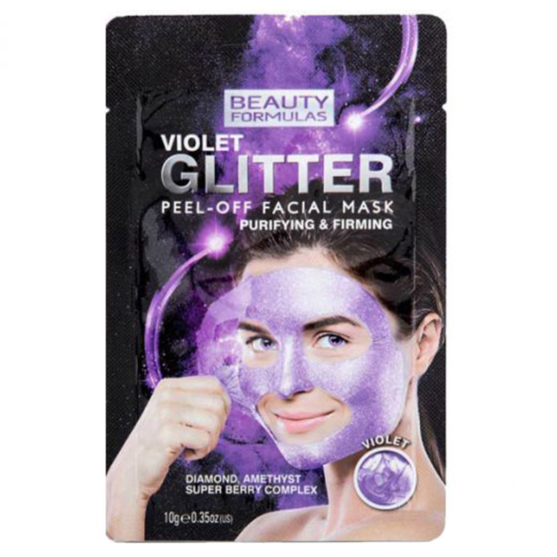 Order Beauty Formulas - Violet Glitter Peel Off Facial Mask 10g Now ...