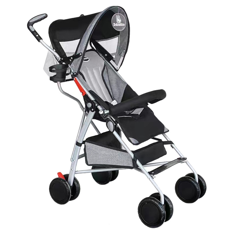 Bebesitos - Umbrella Baby Stroller w/ Multi Reclining Seat - Black ...