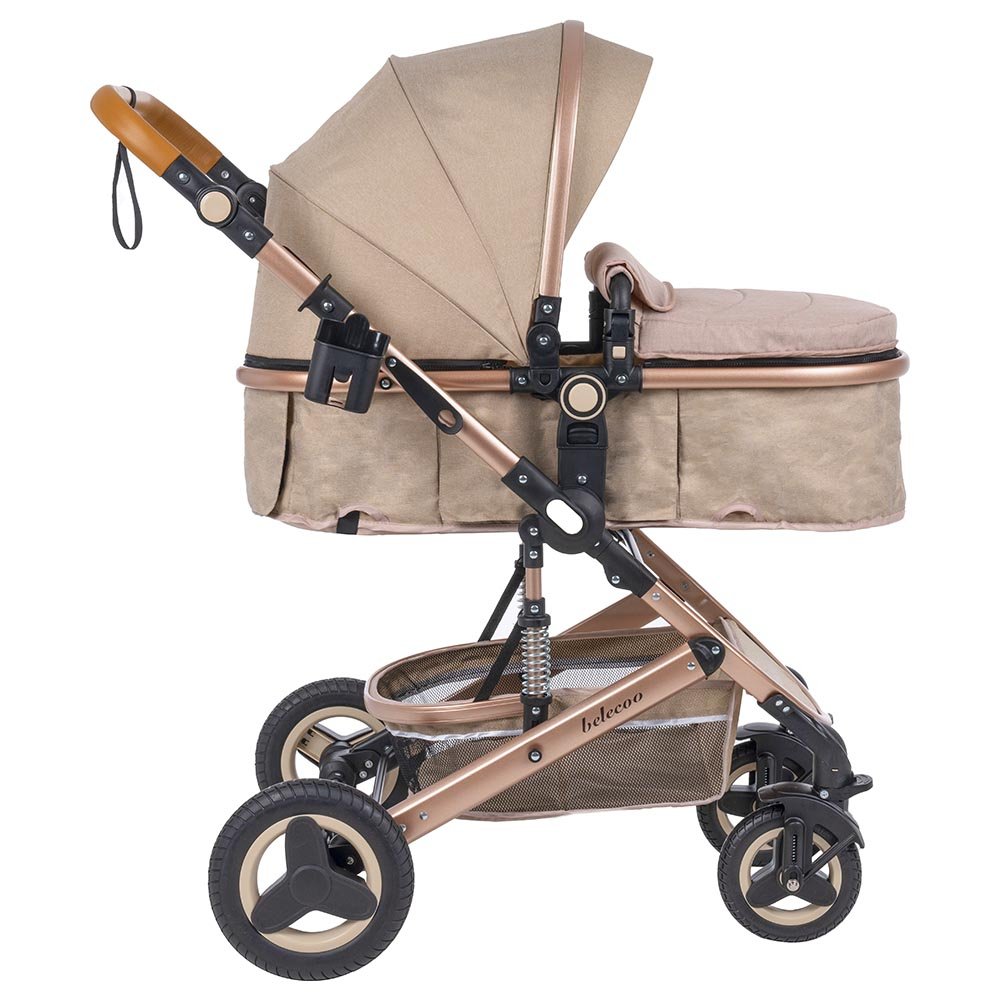 Belecoo 5 - Lite 3-in-1 Pram - Cream | Jomla.ae