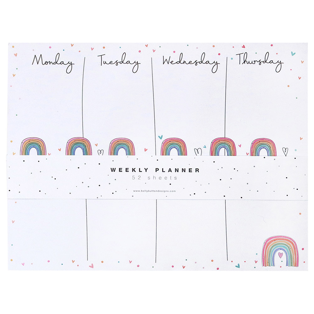 Belly Button - Rainbow Weekly Planner | Jomla.ae