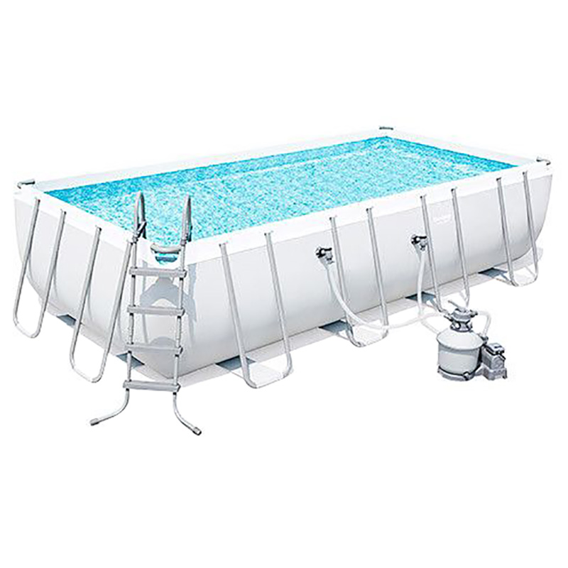 Order Bestway - Power Steel Rectangular Frame Pool Set 549x274x122cm ...