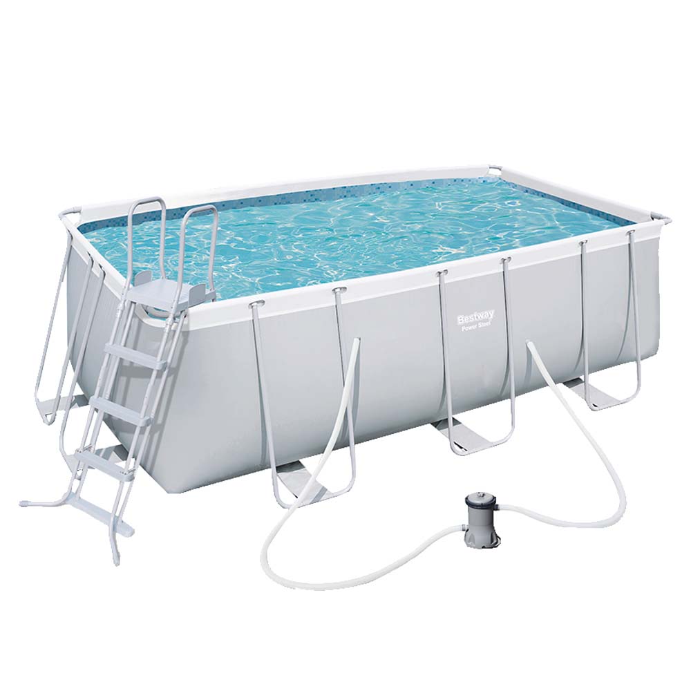 Order Bestway - Power Steel Rectangular Pool Set 412x201x122cm Now ...