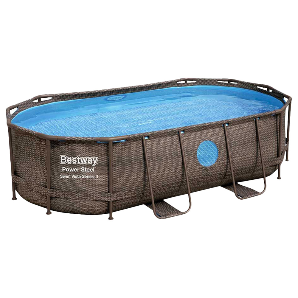 Order Bestway - Power Steel Swim Vista Series II Pool - Brown Now ...