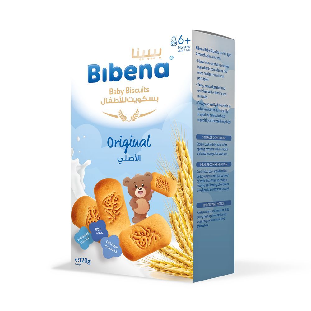 Order Bibena - Baby Original Biscuits - 120g Now! | Jomla.ae