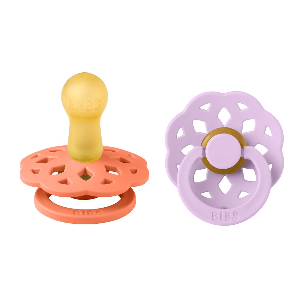 Order Bibs - Boheme S2 Pacifiers - Pack of 2 - Papaya/Violet Sky Now ...