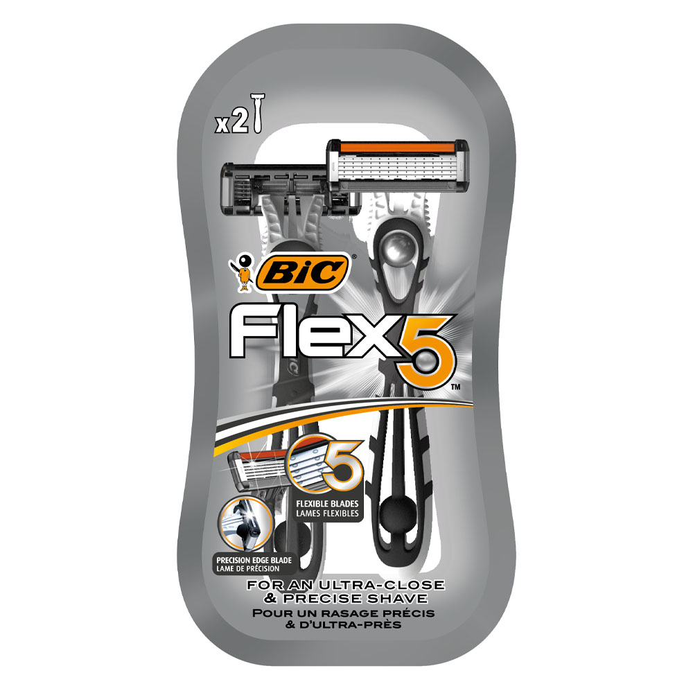 Order Bic - Flex 5 Men's Disposable Razors W/Five Nano-Tech - Pack of 2 ...