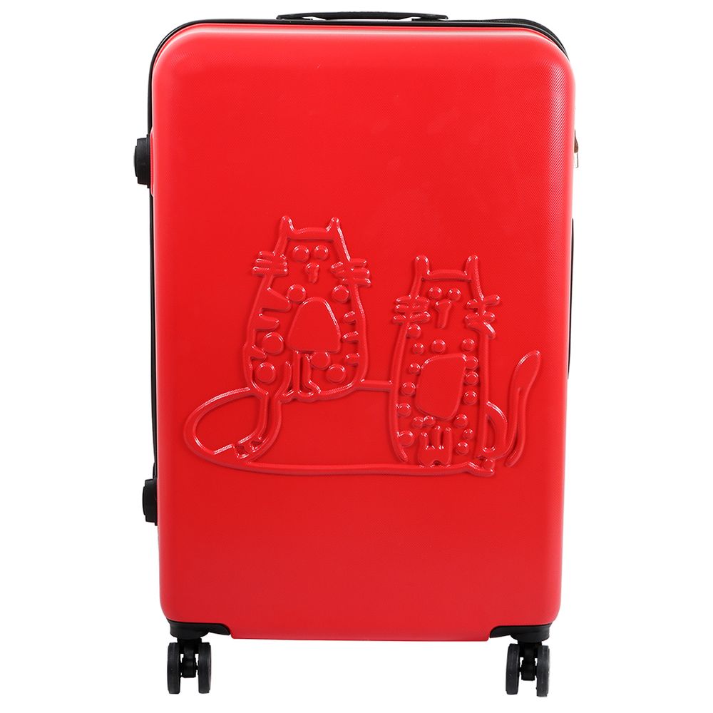 Order Biggdesign - Cats Suitcase Luggage 28" - Large - Red Now! | Jomla.ae