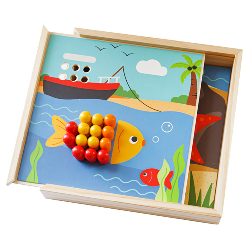 Order Bigjigs - Seaside Art Peg Board Now! | Jomla.ae