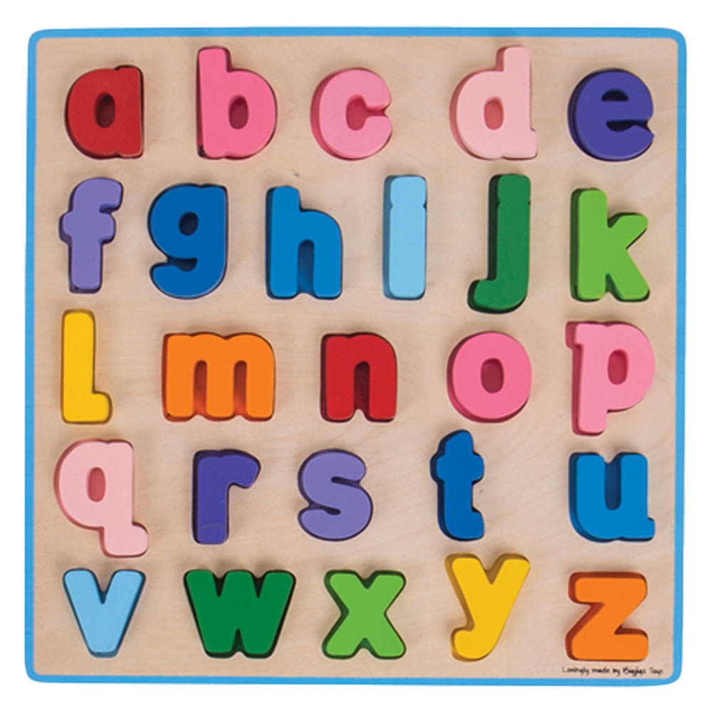 Order Bigjigs - Wooden Abc Puzzle - Wooden Lowercase Now! | Jomla.ae