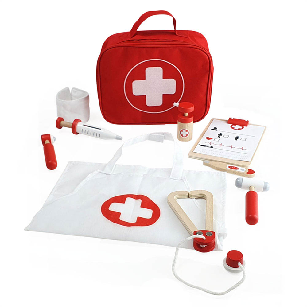 Bigjigs - Wooden Doctor's Play Kit | Jomla.ae