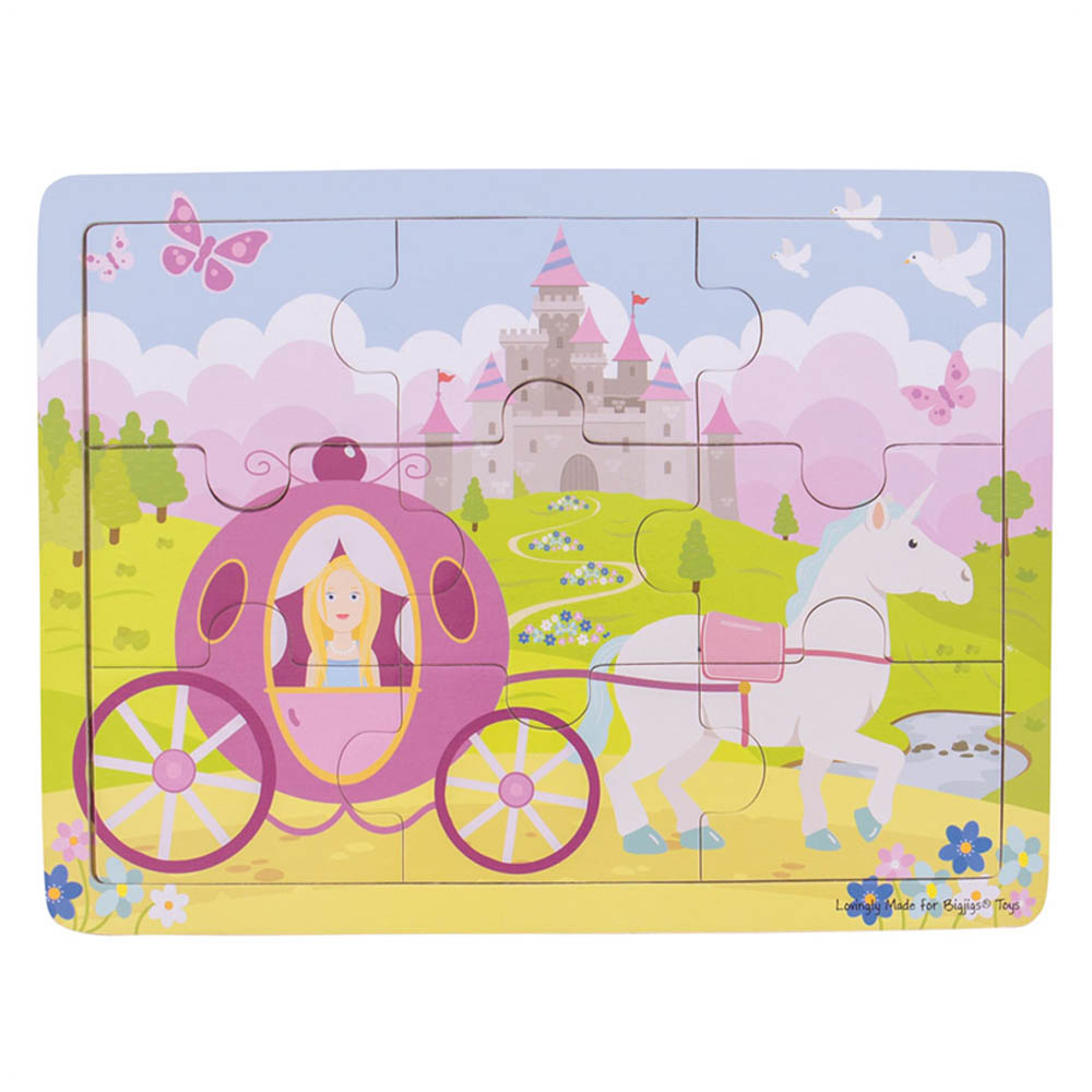 Order Bigjigs - Wooden Princess Tray Puzzle Now! | Jomla.ae