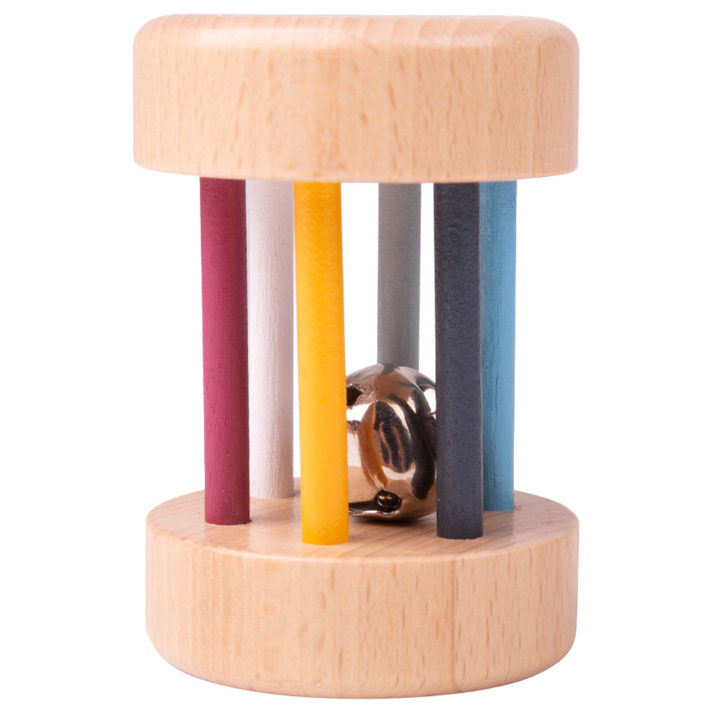 Bigjigs - Wooden Roll Rattle | Jomla.ae