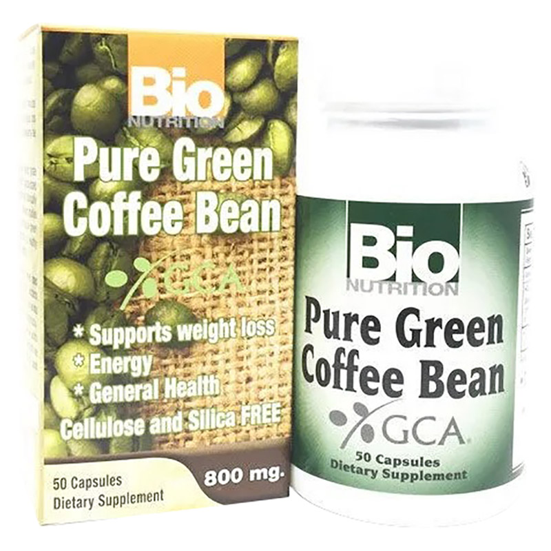 Bio Nutrition - Green Coffee Bean 800 Mg 50 Capsules | Jomla.ae