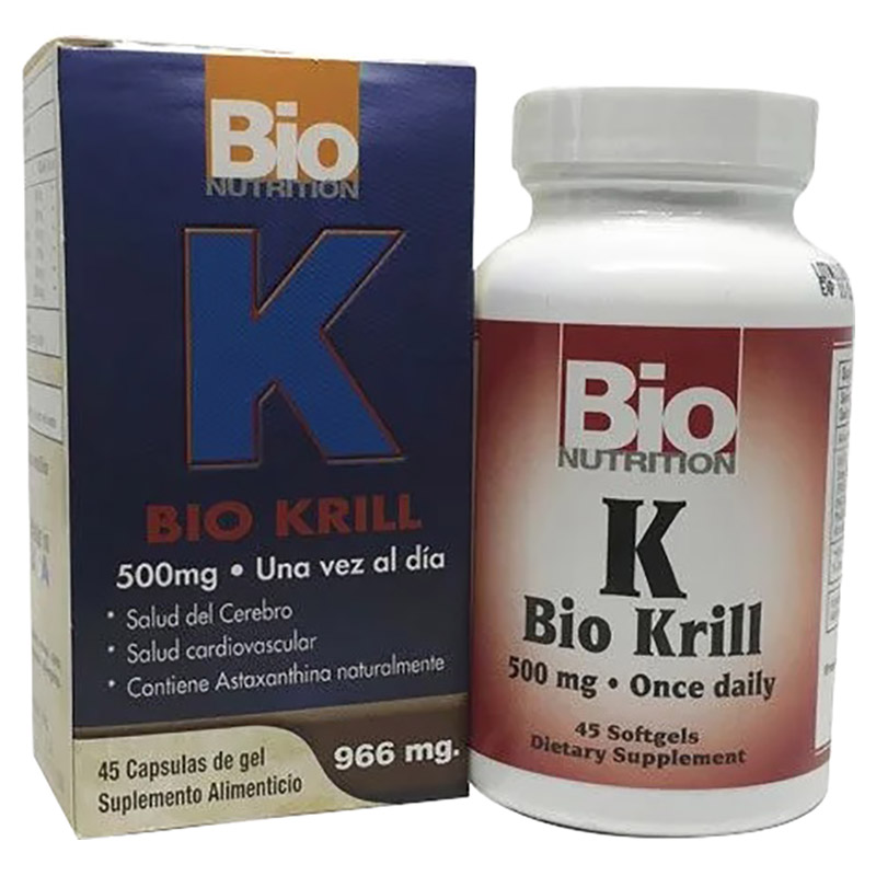 Bio Nutrition - Krill 500mg 45 Soft Gels | Jomla.ae