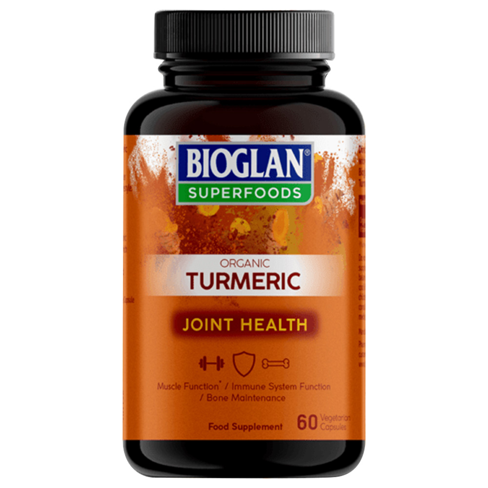 Bioglan - Superfoods Turmeric - Joint Health - 60 Capsules | Jomla.ae