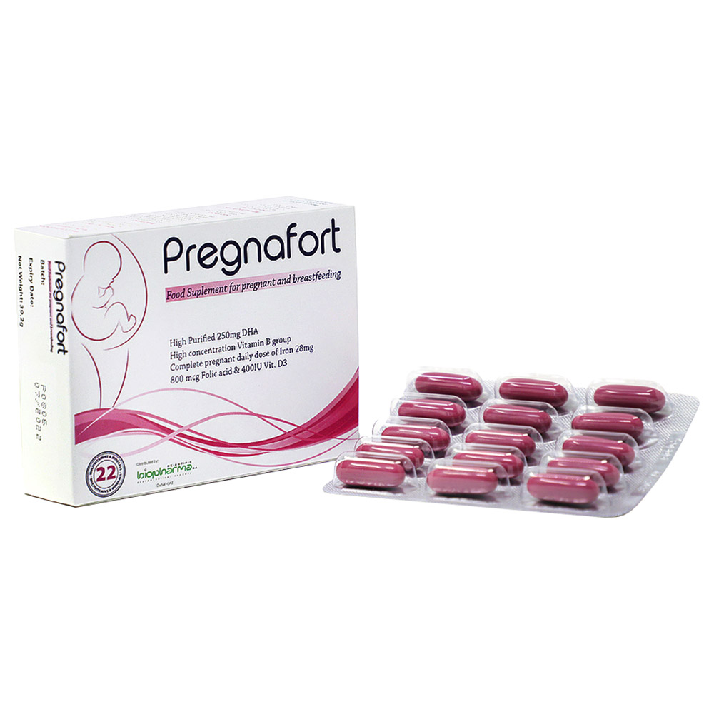 Biopharma - Pregnafort 30 Capsules | Jomla.ae