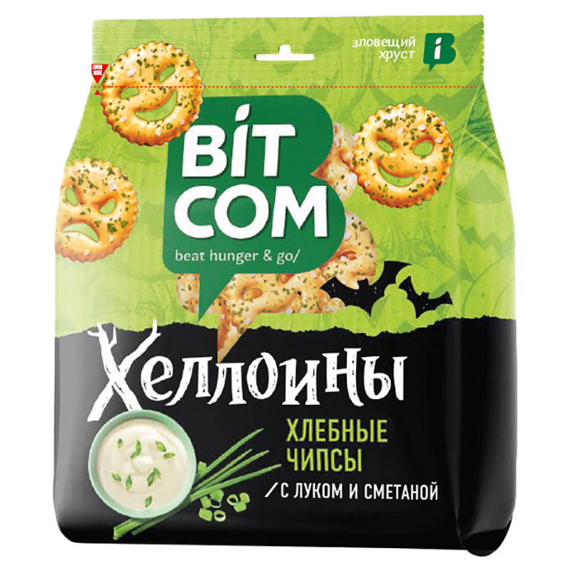 Bitcom - Helloiny Bread Chips w/ Onion & Sour Cream - 150g | Jomla.ae