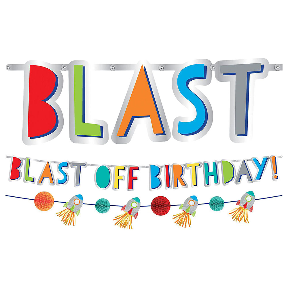 Order Blast Off Birthday Banners Now! | Jomla.ae