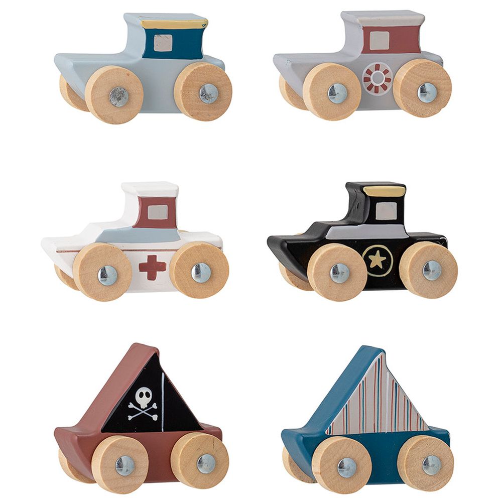 Order Bloomingville Mini - Lissen Toy Boats - 6pcs Now! | Jomla.ae