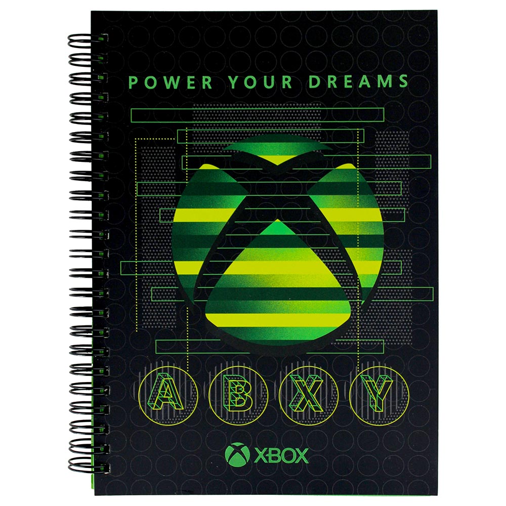 Blueprint Collections - Xbox 80 Lined Pages A5 Notebook | Jomla.ae