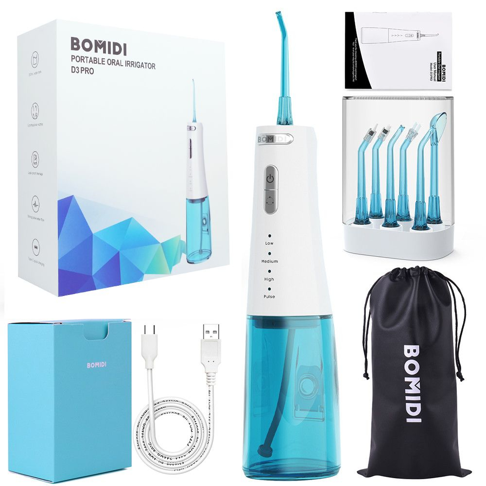 Order Bomidi - D3PRO Portable Dental/Oral Irrigator & Cleaner Set Now! | Jomla.ae