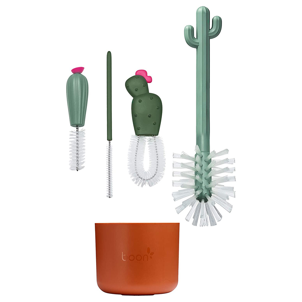 Boon - Cacti Bottle Cleaning Brush Set | Jomla.ae