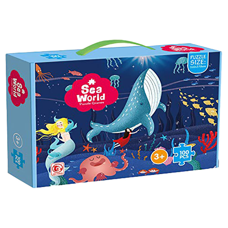Brain Giggles 100pcs Sea World Kids Puzzle | Jomla.ae
