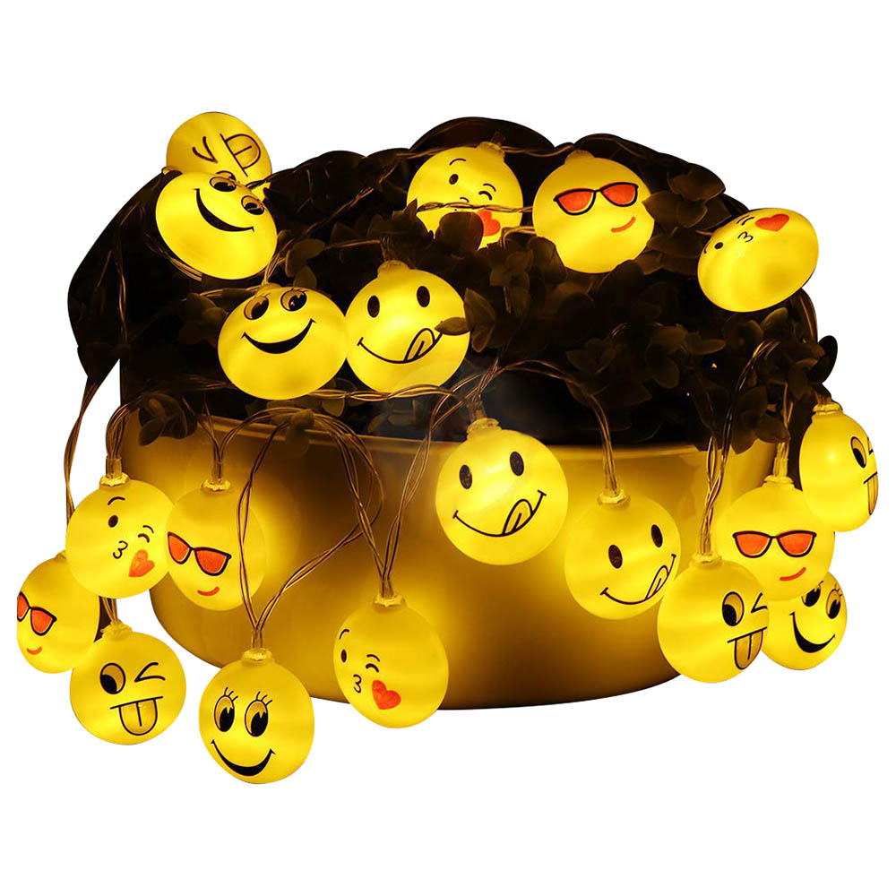 Brain Giggles - 20 pcs Emoji LED String Light for Birthday | Jomla.ae
