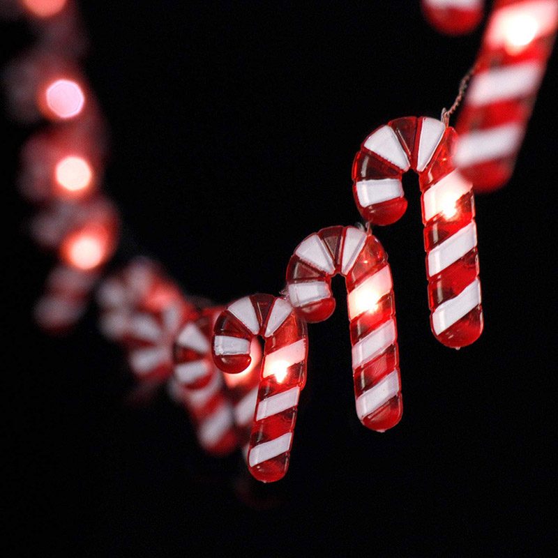 Order Brain Giggles Battery Operated Decorative Candy Cane String ...