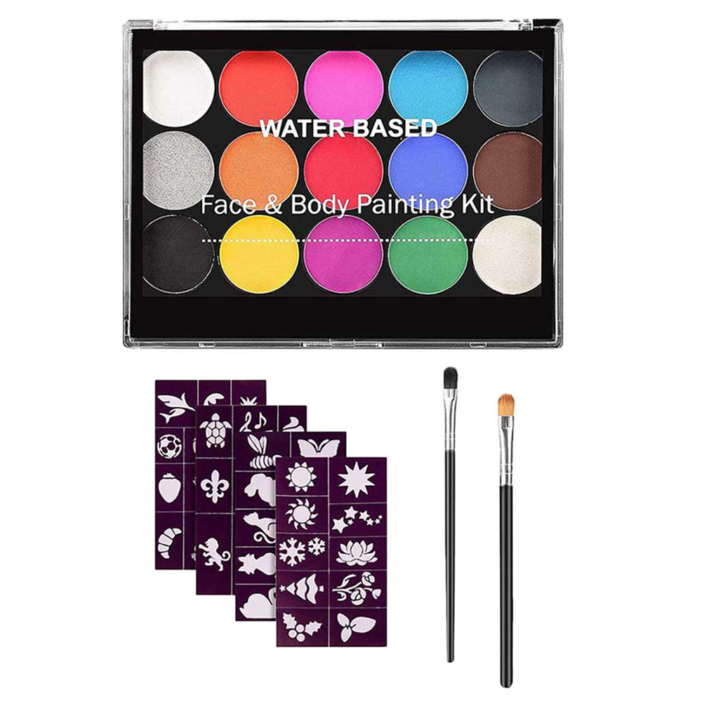 Brain Giggles - Face Body Paint Kit 15 Colors | Jomla.ae