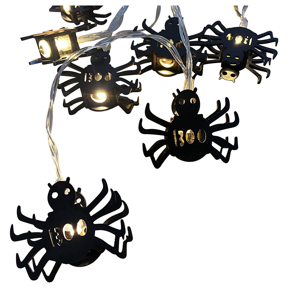 Order Brain Giggles - Halloween Spider LED String Lights Now! | Jomla.ae