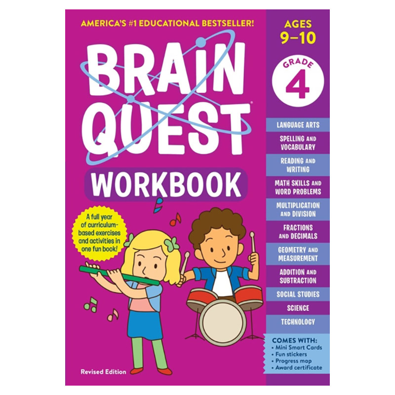 Order Brain Quest Workbook: 4th Grade Revised Edition Now! | Jomla.ae