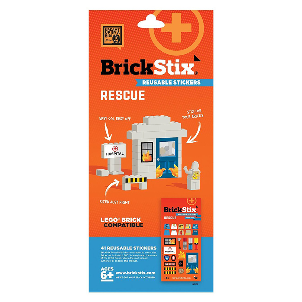 BrickStix - Rescue Reusable Stickers | Jomla.ae
