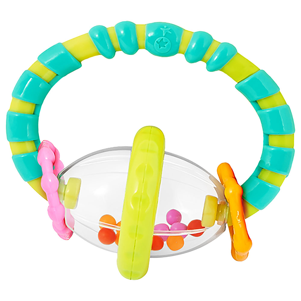 Order Bright Starts - Grab & Spin Rattle And Teether Toy Now! | Jomla.ae