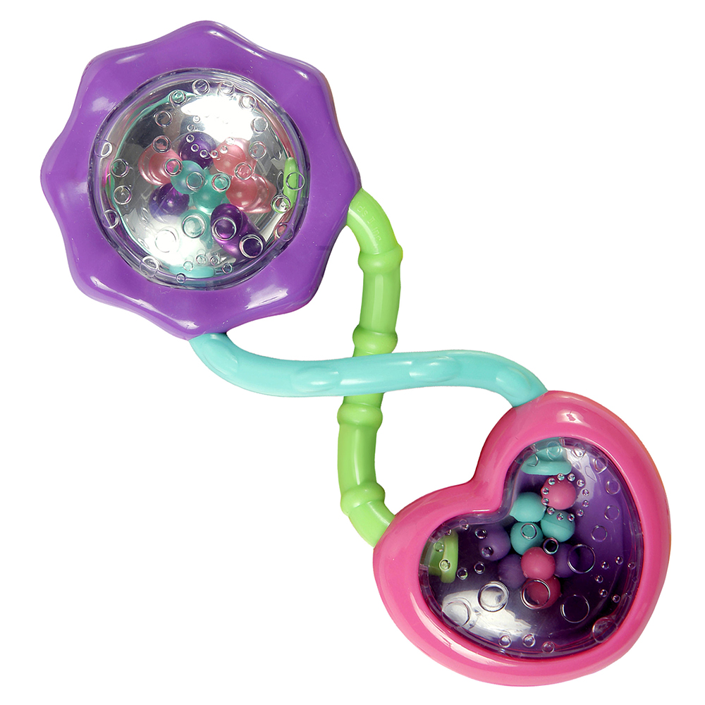 Order Bright Starts - Pink Barbell Rattle Now! | Jomla.ae