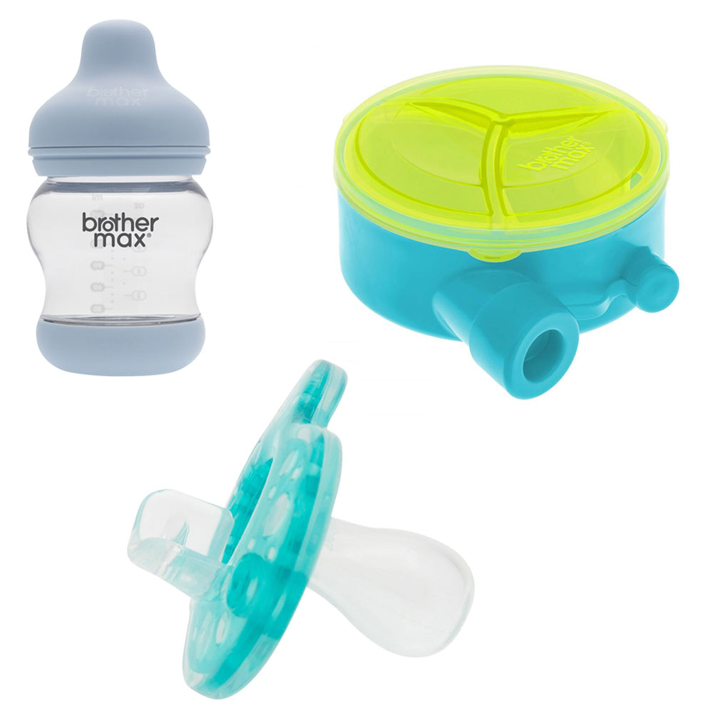 Brother Max - Baby Bottle With Soother & Milk Powder Dispenser | Jomla.ae